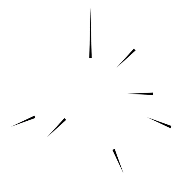 Radial Radiating Lines Abstract Burst Element Concentric Whirligig ...