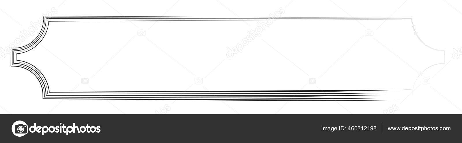 Grungy Rectangular Frame Border Plaque Outline Stock Vector by ...