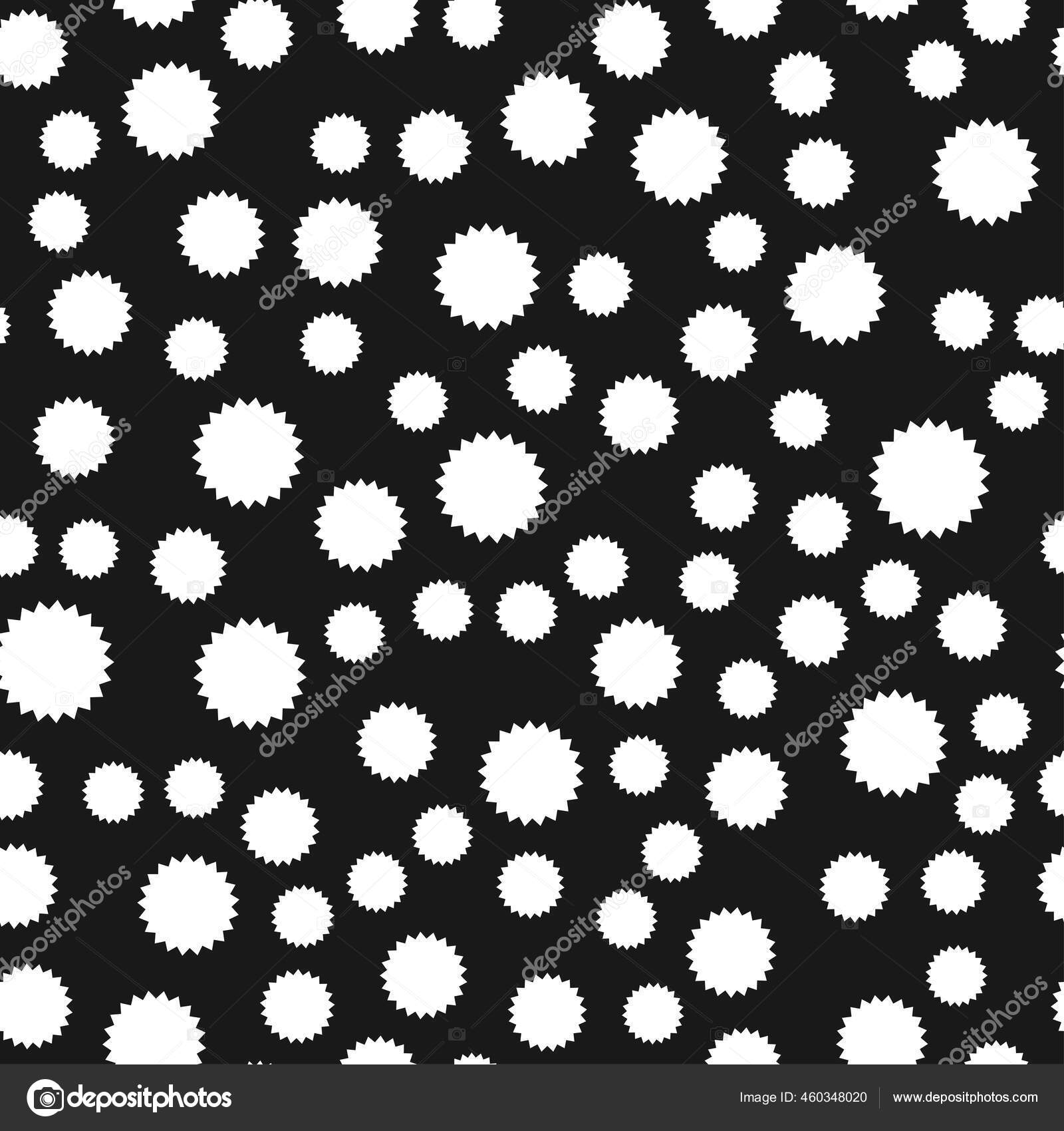 Random Stars Shape Pattern Background Seamlessly Repeatable Stock ...