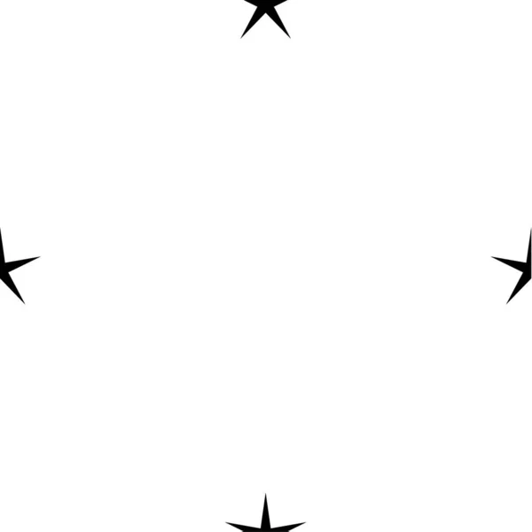 Repeatable Seamless Stars Stars Shape Pattern Vector Illustration ...
