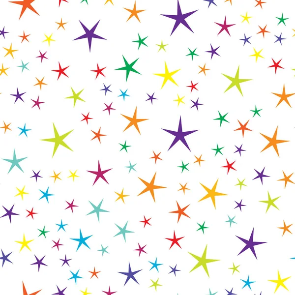 Random Stars Shape Pattern Background Seamlessly Repeatable Stock ...