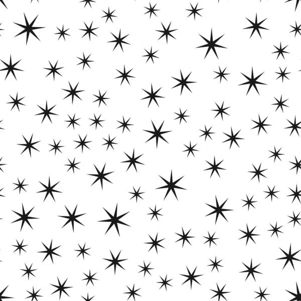 Random Stars Shape Pattern Background Seamlessly Repeatable Stock ...