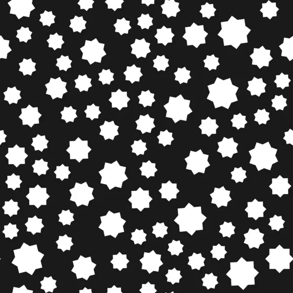 Random Stars Shape Pattern Background Seamlessly Repeatable Stock ...