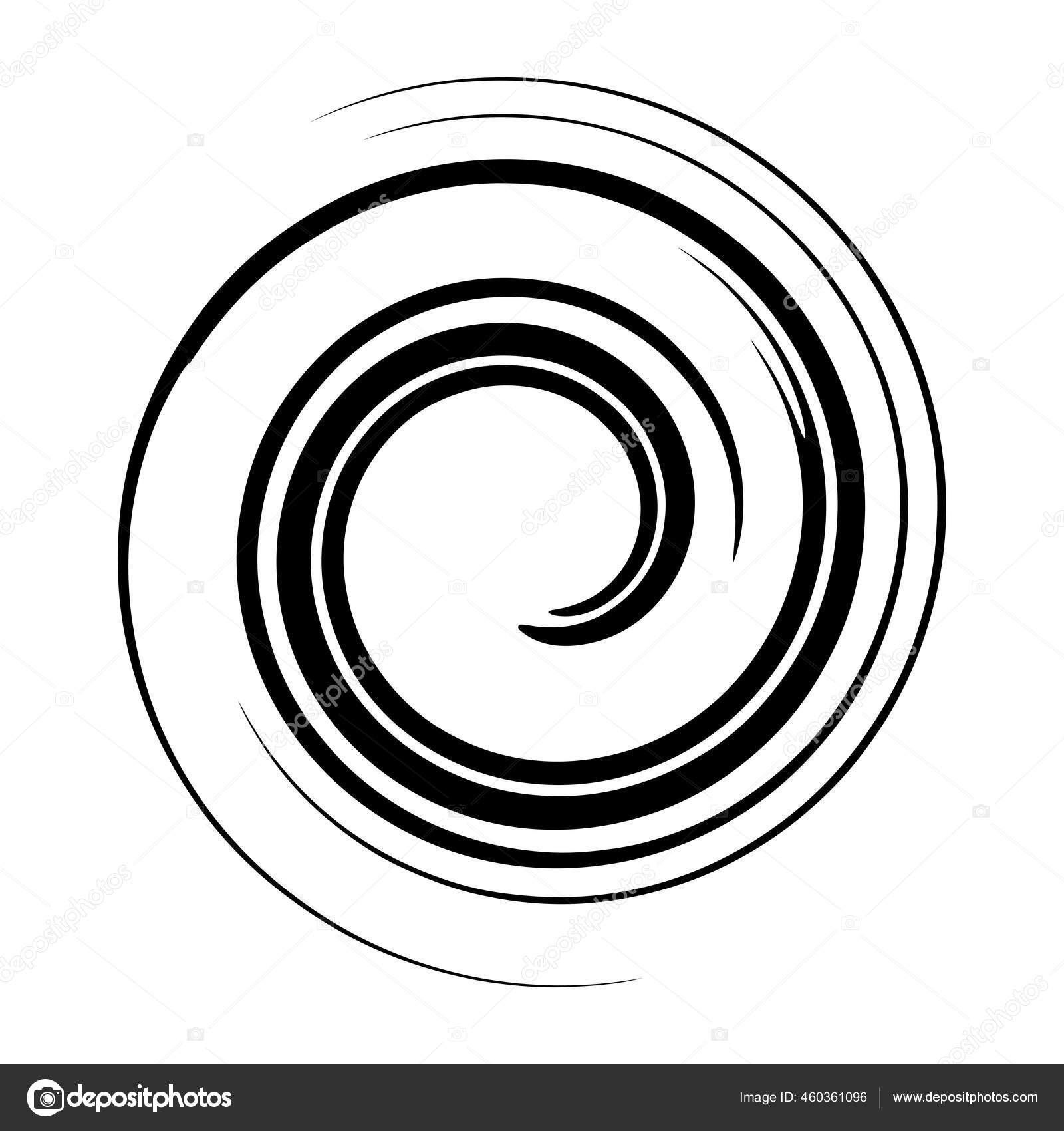 Spiral Volute Helix Abstract Vector Illustration Design Element Swirl ...