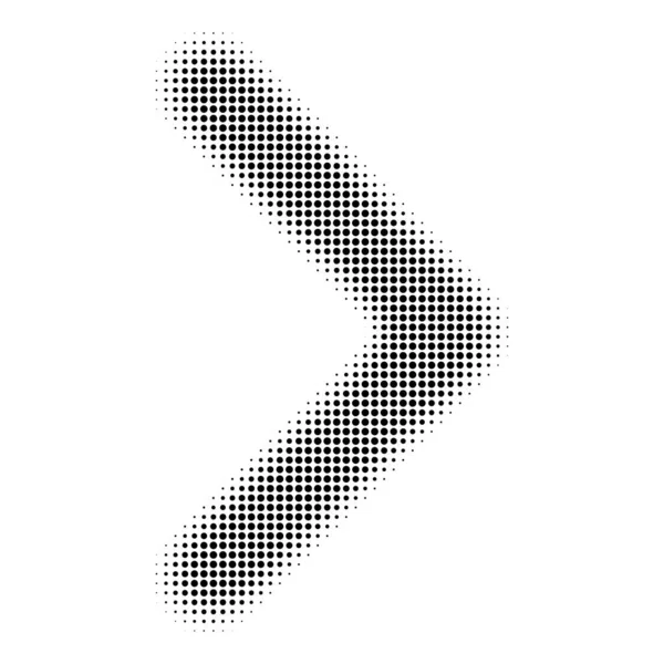 Halftone Arrow Icon Symbol Stock Vector Illustration Clip Art Graphics ...