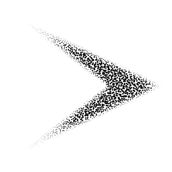 Halftone Arrow Icon Symbol Stock Vector Illustration Clip Art Graphics ...