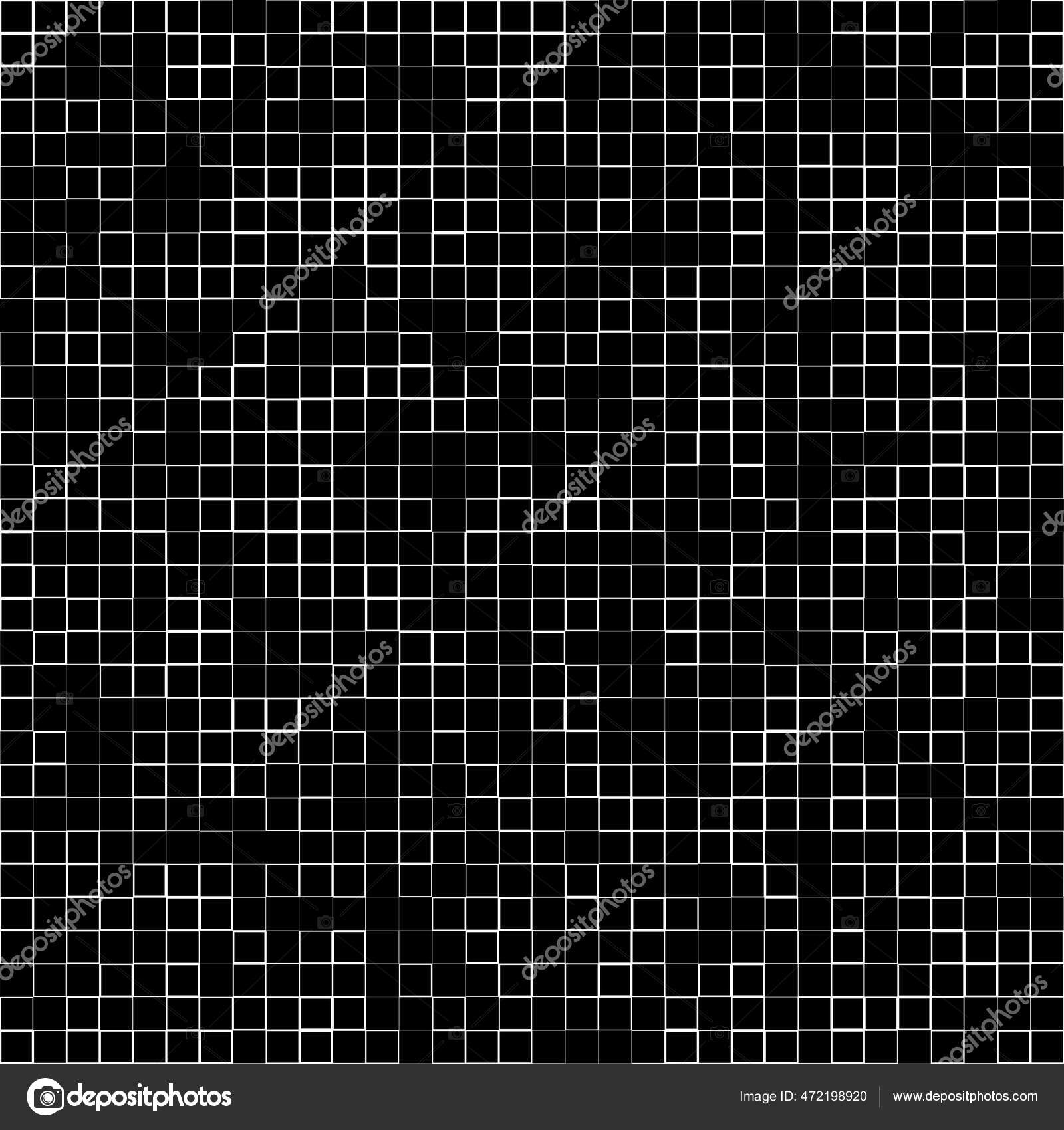 Black White Random Squares Mosaic Tiles Pattern Stock Vector ...