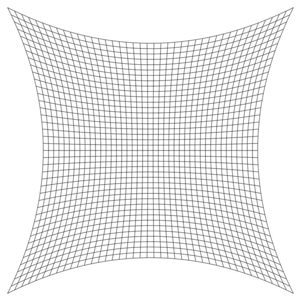 Grid Mesh Lattice Grating Distort Deform Effect Distortion Deformation Array Stock Vector by ...