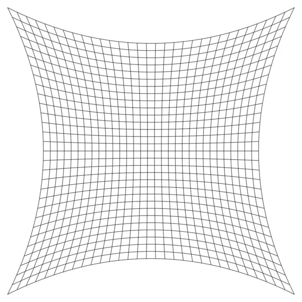 Grid Mesh Lattice Distortion Warp Effect Vector Illustration Stock ...