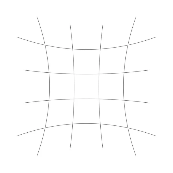 Grid Mesh Lattice Grating Distort Deform Effect Distortion Deformation Array Stock Vector by ...