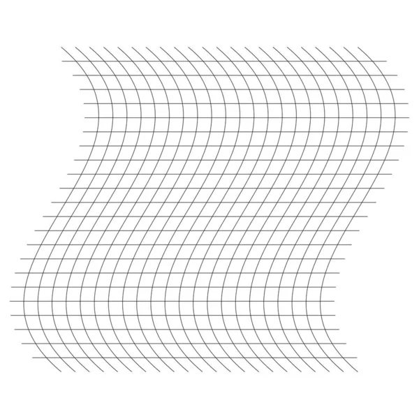 Grid Mesh Lattice Grating Distort Deform Effect Distortion Deformation Array Stock Vector by ...