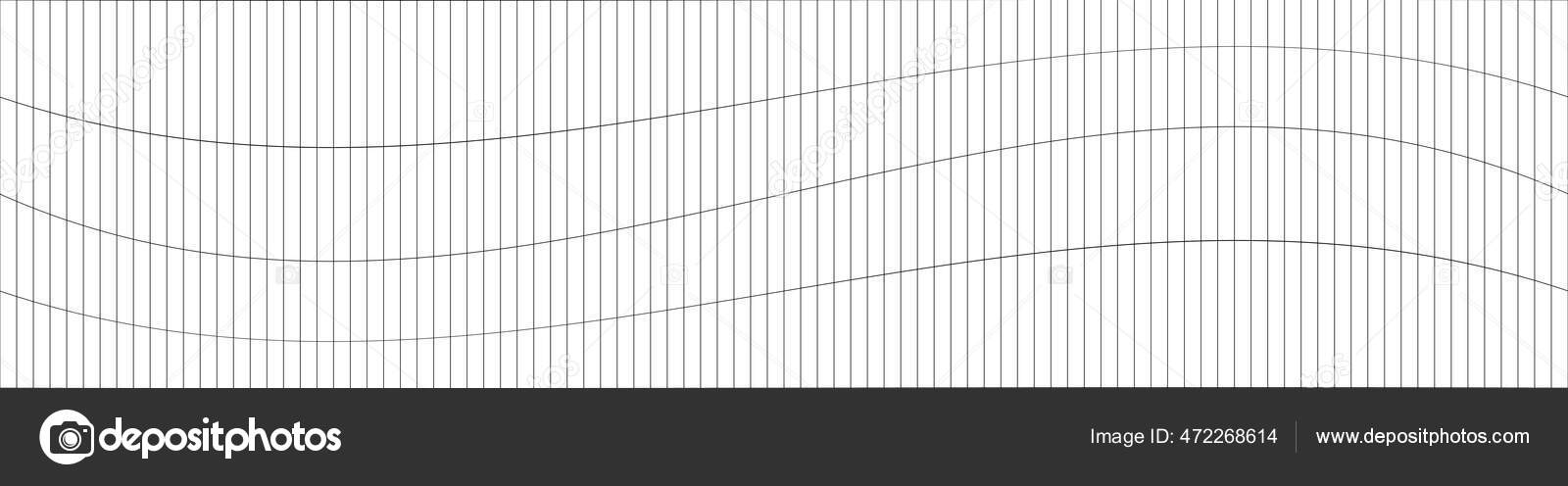 Wavy Ripple Curved Distort Effect Long Oblong Irregular Rectangular ...