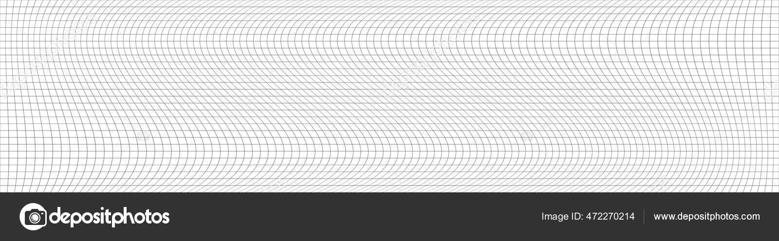 Wavy Ripple Curved Distort Effect Long Oblong Irregular Rectangular ...