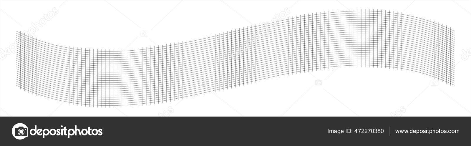 Wavy Ripple Curved Distort Effect Long Oblong Irregular Rectangular ...