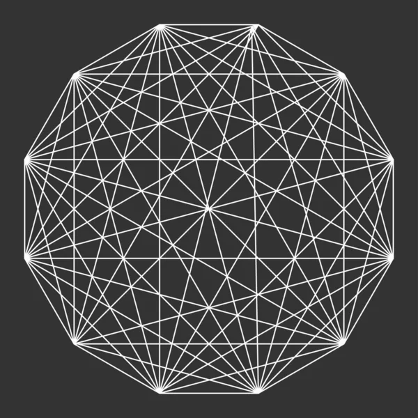 Interlocking Interconnect Polygon Shape Elemenet Stock Vector by ...