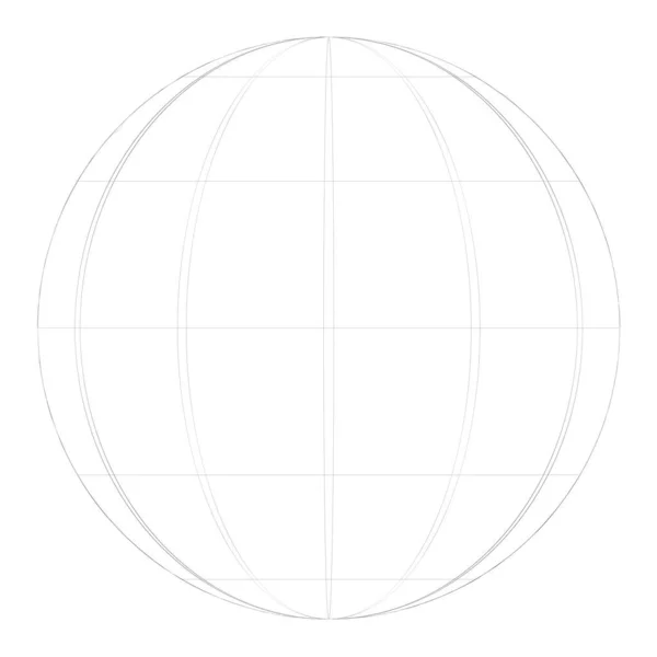 Sphere Orb Ball Wireframe Grid Mesh Surface Stock Vector by ©vectorguy ...