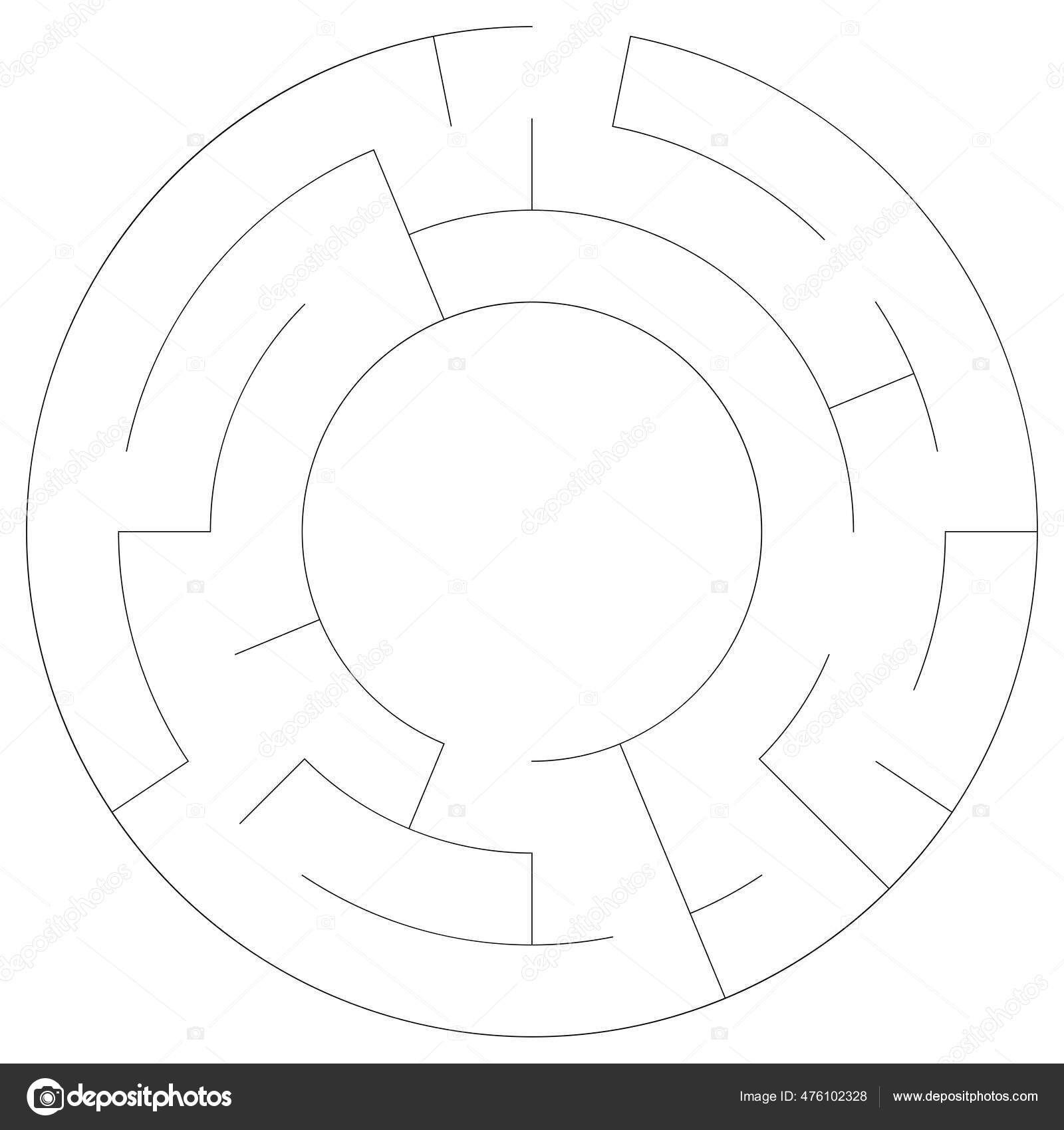 Solvable Maze Labyrinth Vector Ilustration Stock Vector by ©vectorguy ...