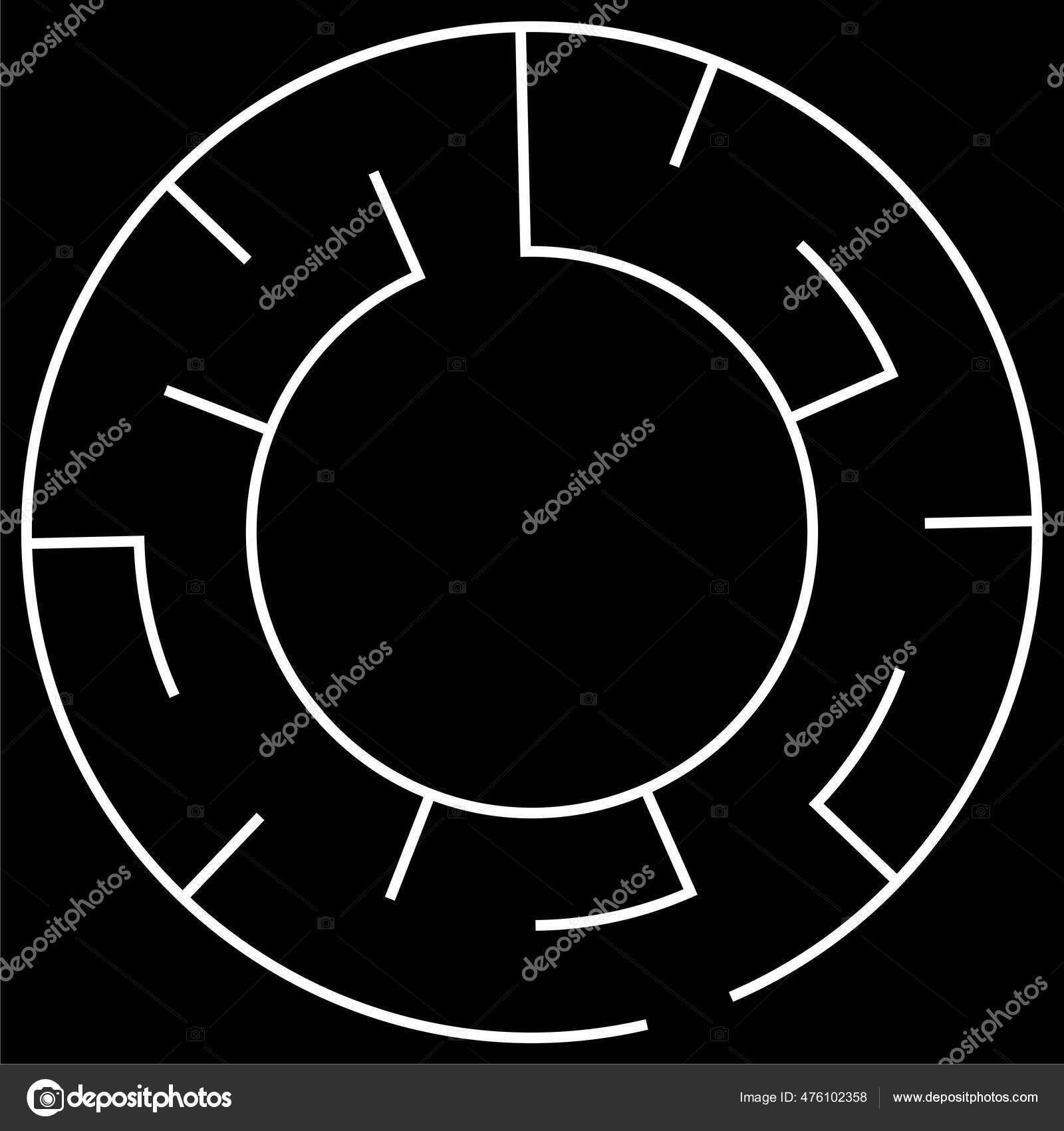 Solvable Maze Labyrinth Vector Ilustration Stock Vector by ©vectorguy ...