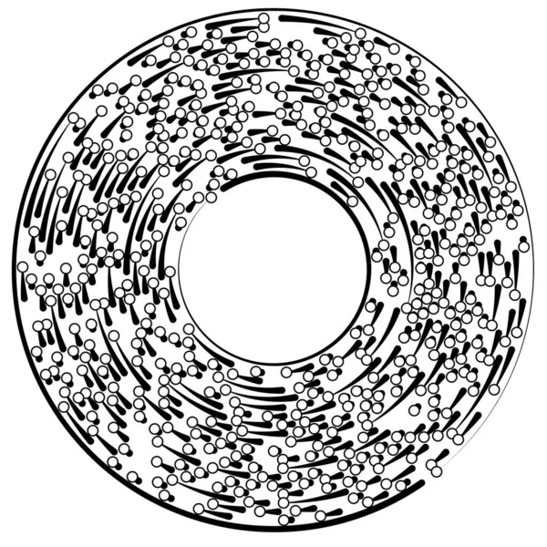 Circular Radial Lines Nodes Points Stock Vector by ©vectorguy 476100798