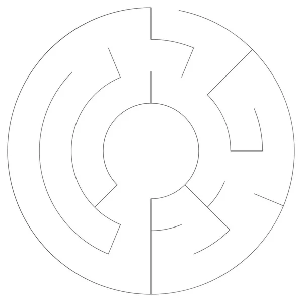 Solvable Maze Labyrinth Vector Ilustration Stock Vector by ©vectorguy ...