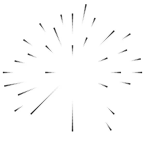 Radial Lines Radiance Burst Starburst Sunburst Effect Design Element ...