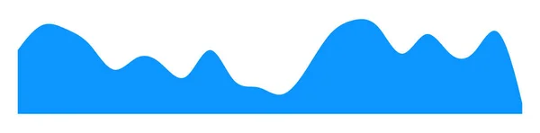 Hilly Bumpy Mountain Shape Background Vector Stock Vector Illustration ...