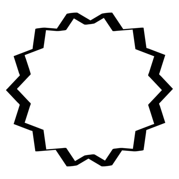 Radial Starburst Sunburst Price Tag Label Sticker Vinyl Clip Art Stock ...