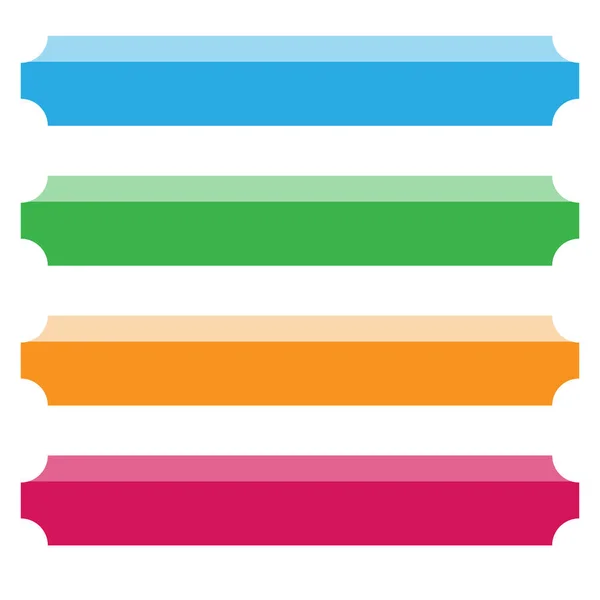 Rectangle Banner Plaque Button Tag Label Shape Empty Blank Copyspace ...