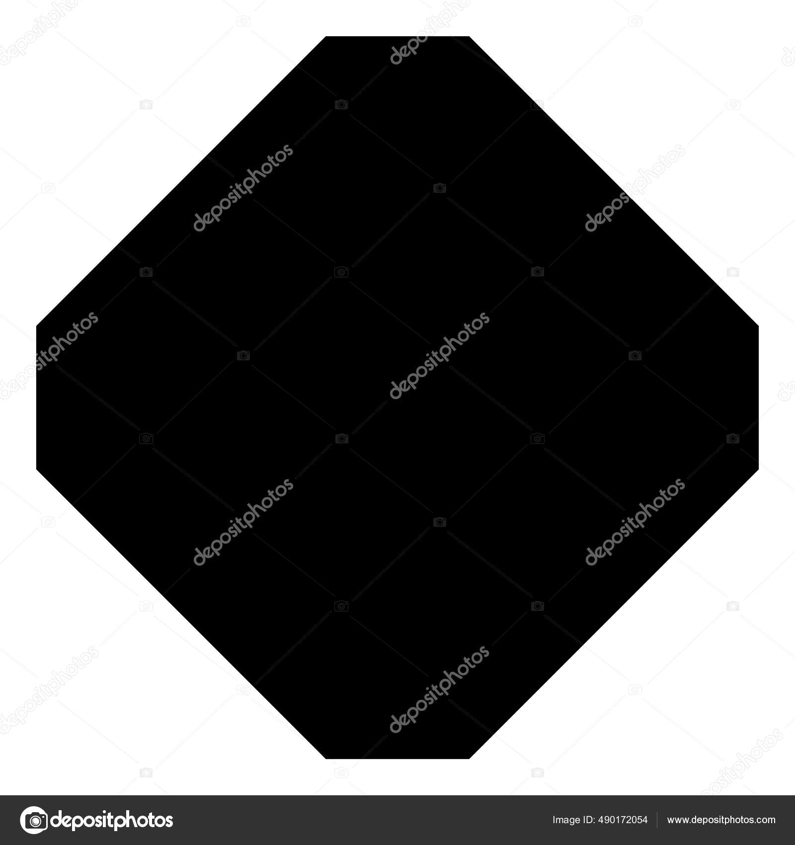 Shapes Different Corner Effects Rounded Beveld Cut Versions Stock ...