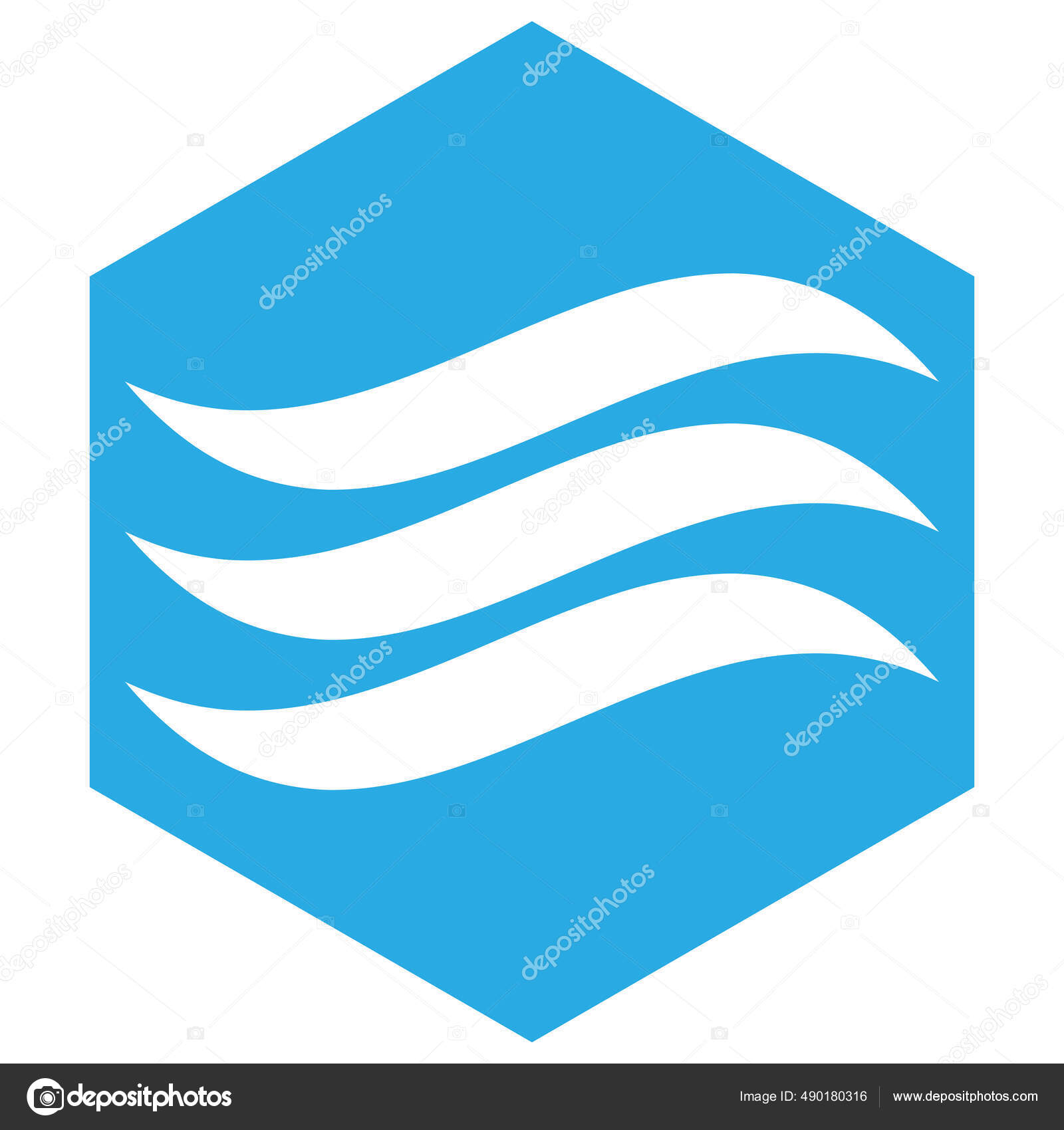 Water Waves Waving Wavy Curve Lines Illustration Stock Vector ...