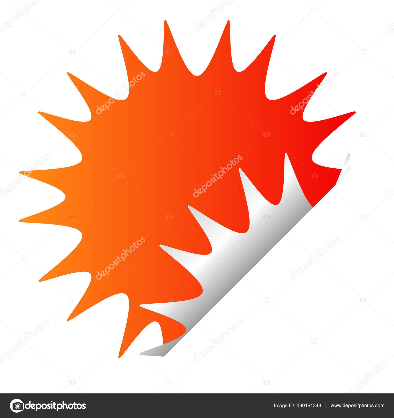 Price Tag Label Starburst Sunburst Element Price Flash Sticker Vinyl ...
