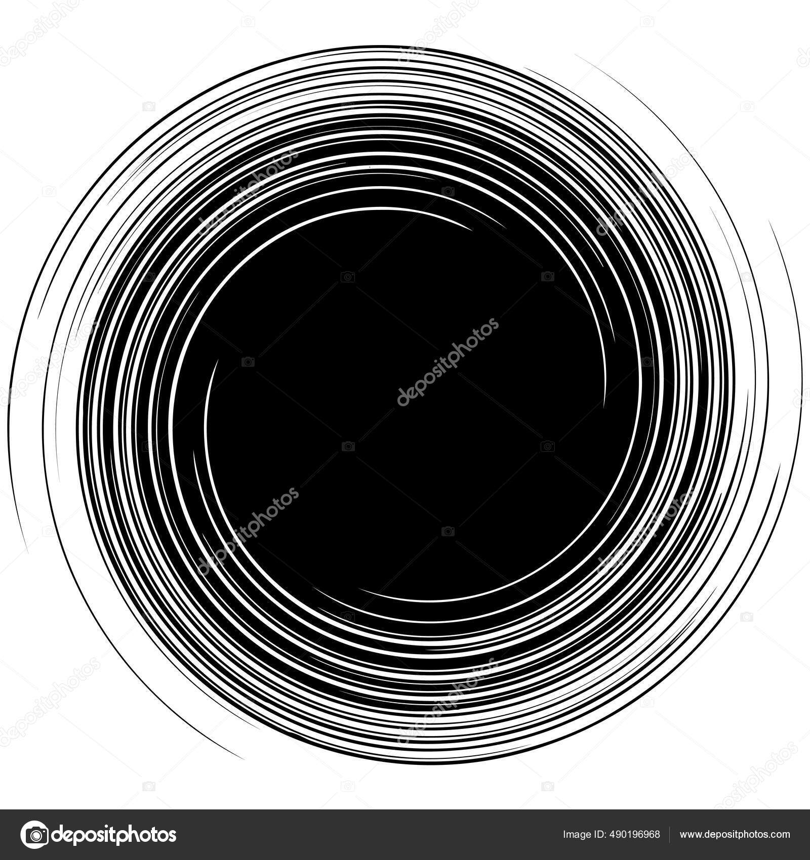 Spiral Swirl Twirl Element Volute Helix Vortex Ripple Shape Stock Stock ...