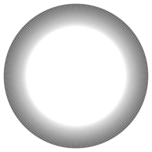 Radial Concentric Circular Triangles Shape Design Element Icon Stock ...