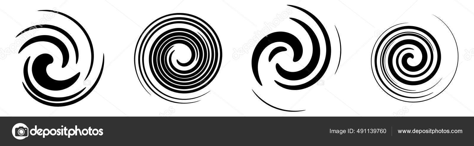 Smudge Smear Circular Spiral Swirl Twirl Element Gel Fluid Liquid Stock ...