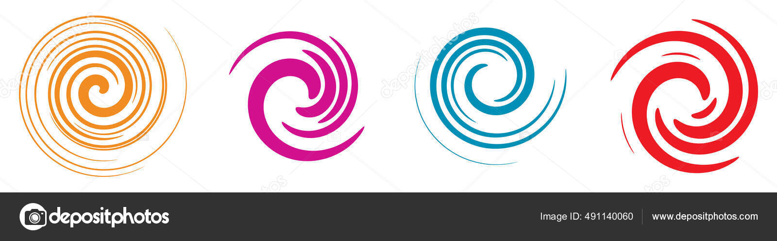 Smudge Smear Circular Spiral Swirl Twirl Element Gel Fluid Liquid Stock ...