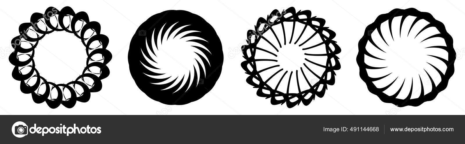 Volute Helix Vortex Shape Swirl Twirl Whirl Rotation Design Element ...