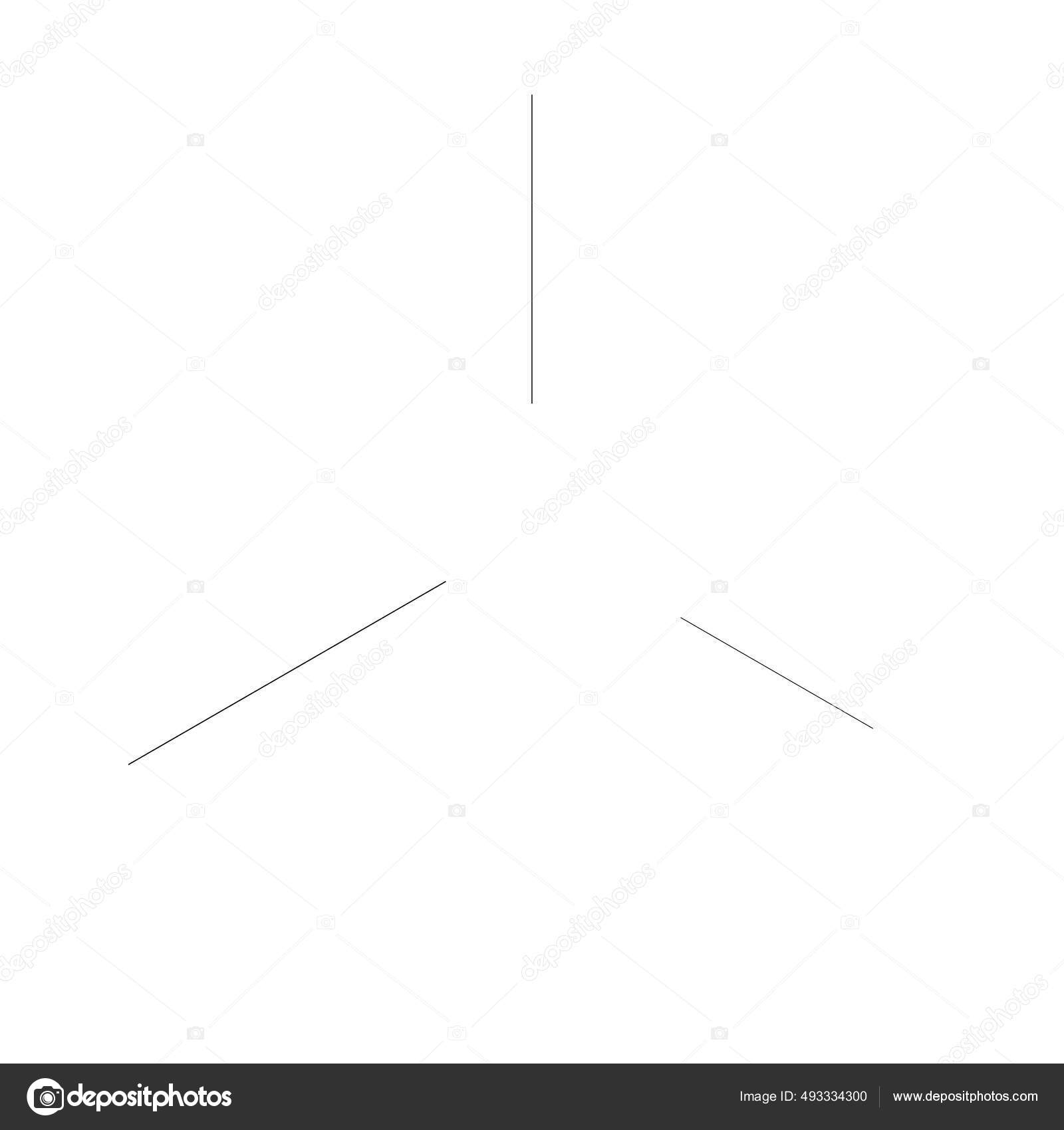 Radial Radiating Beam Ray Lines Starburst Sunburst Lineal Element Icon ...