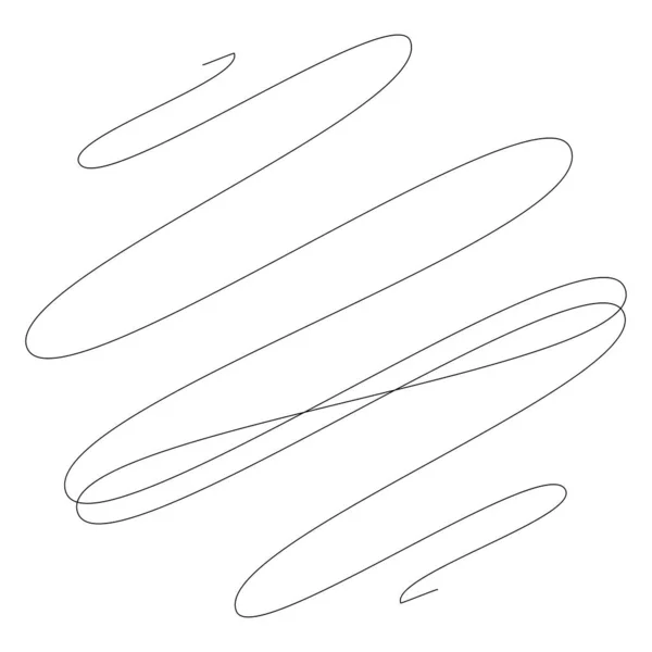 Random Curly Tangle Twine Lines Doddle Sketchy Sketch Rounded Scribble ...