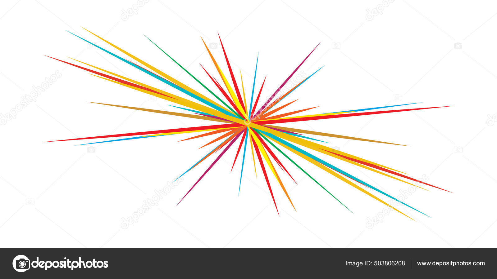 Dynamic Eccentric Dynamic Comic Burst Action Trail Lines Explosion ...