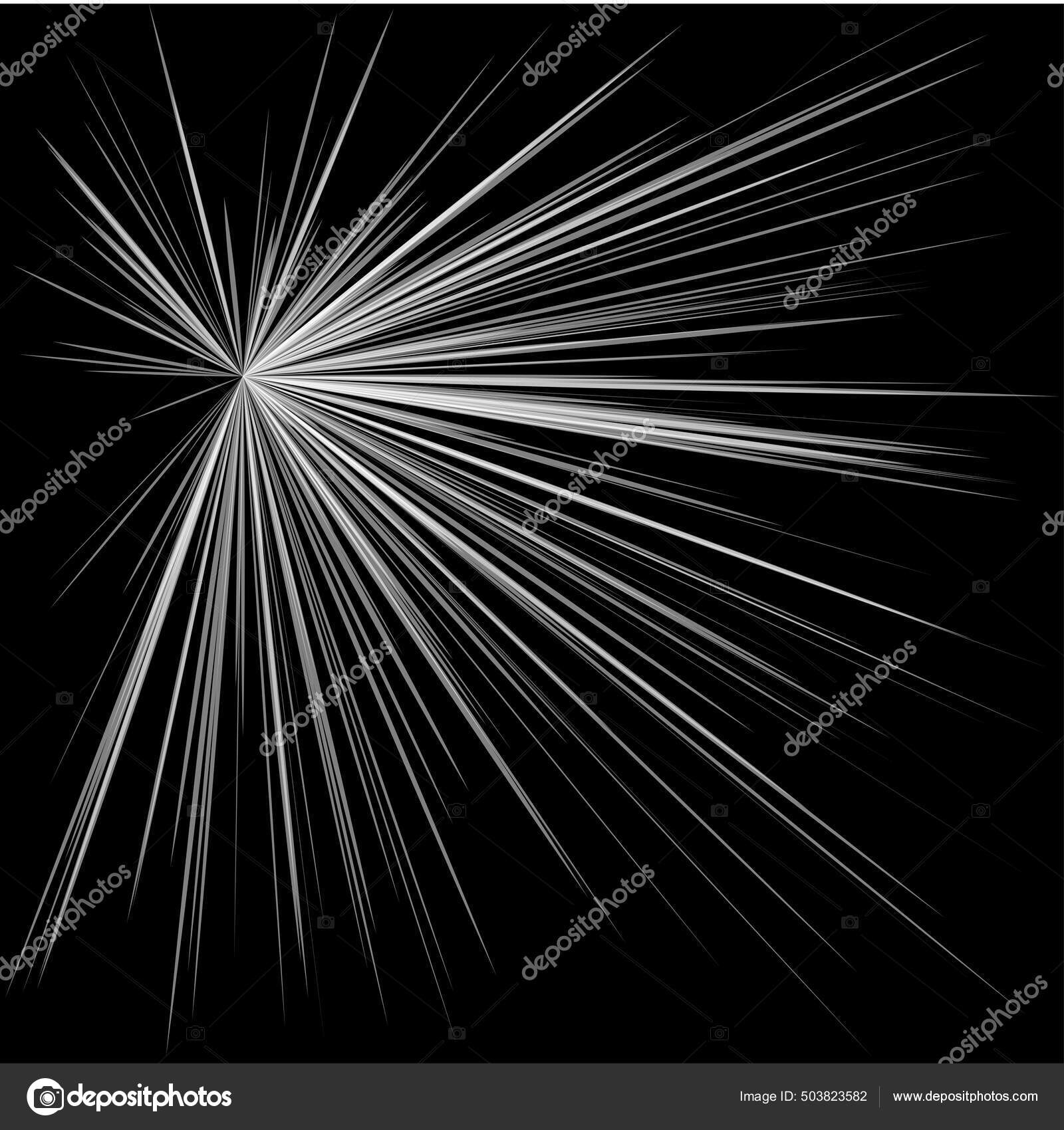 Radial Radiating Dynamic Rays Beams Lines Starburst Sunburst Element ...