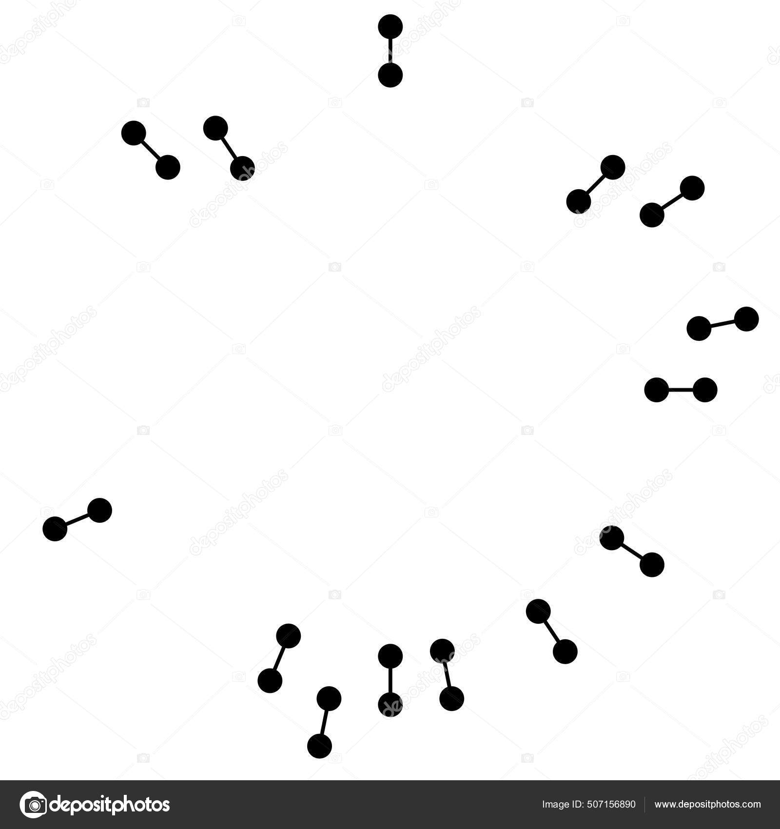 Radial Radiating Lines Nodes Nodal Points Stock Vector Image by ...