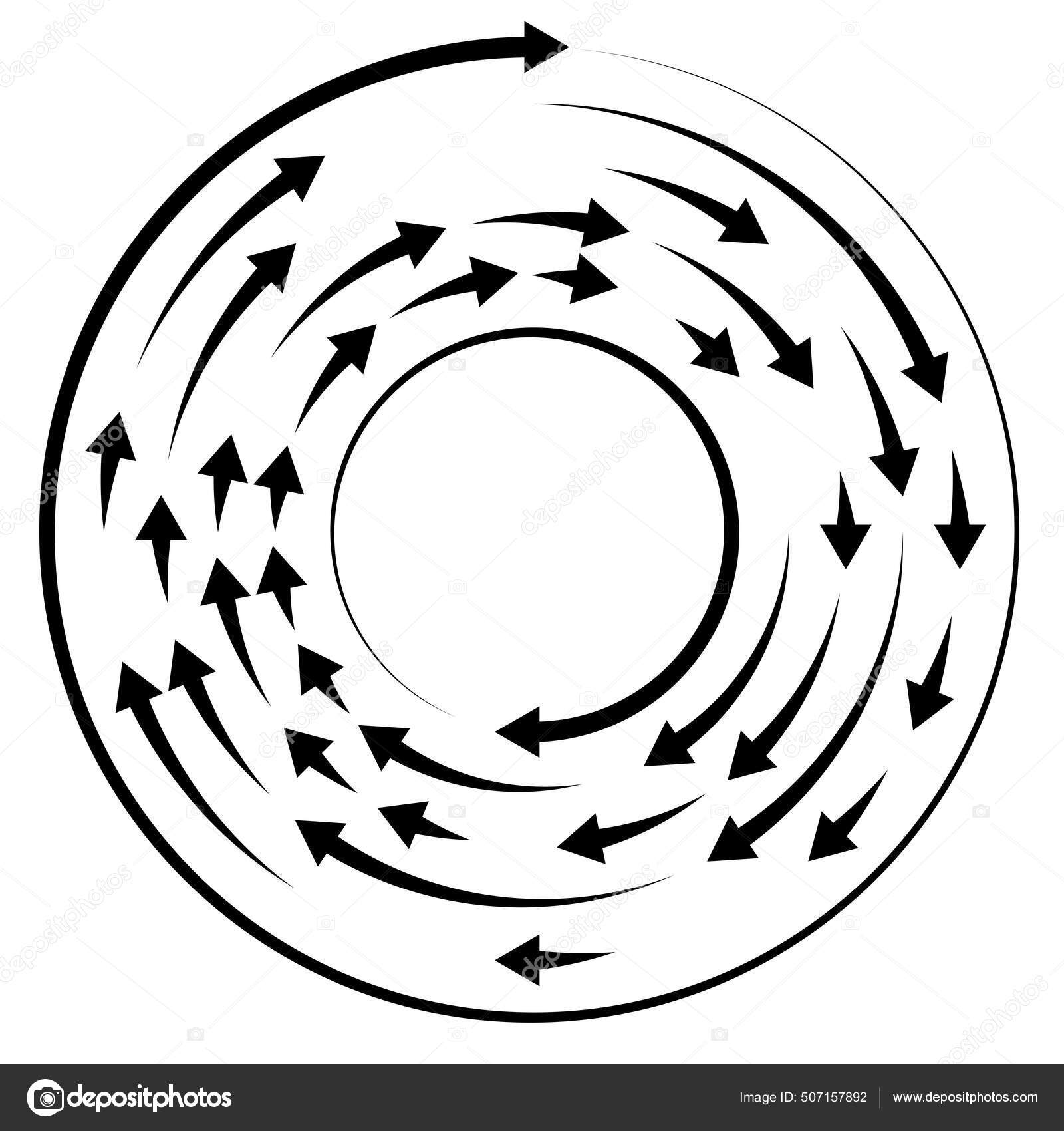 Colorful Circular Concentric Segmented Circles Arrows Radial Radiating ... Colorful Circular Concentric Segmented Circles Arrows Radial Radiating ...
