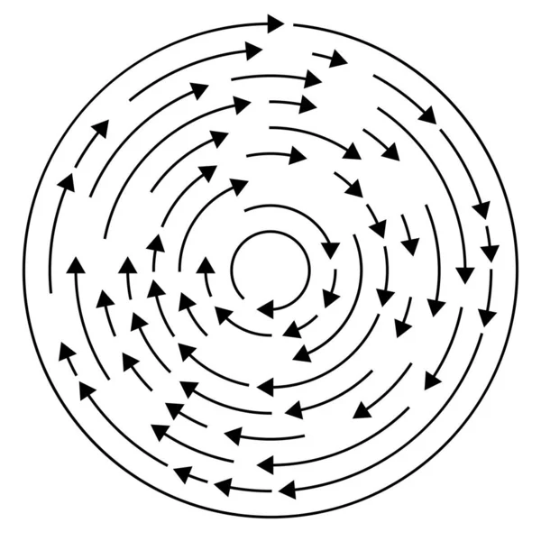 Circular concentric arrows. Stock Vector by ©vectorguy 146252549
