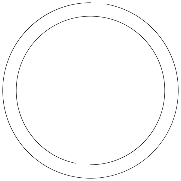 Circular Concentric Segmented Circles Rings Abstract Geometric Circle ...