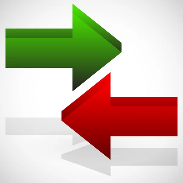 Opposing arrows Vector Art Stock Images | Depositphotos