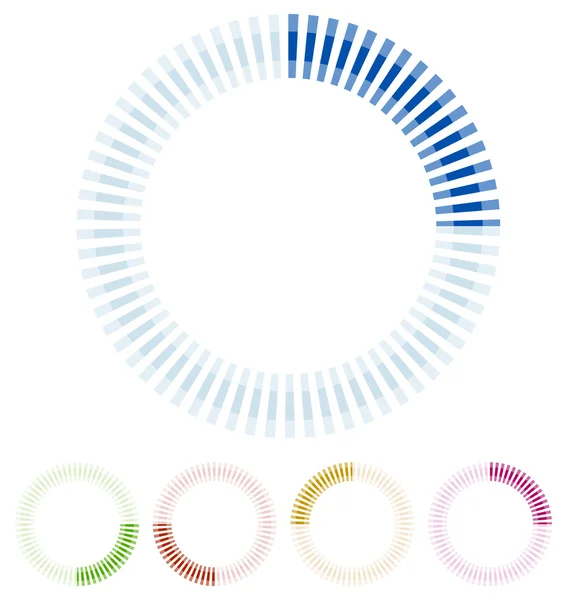 Preloader or buffer shapes, circular elements — Stock Vector ... Preloader or buffer shapes, circular elements — Stock Vector ...