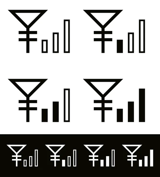 131 Signal strength indicator icons Vector Images | Depositphotos