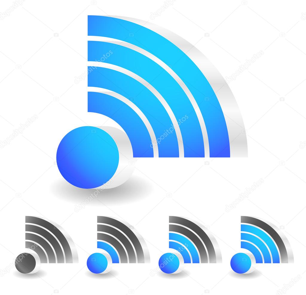 Signal strength icons Stock Vector Image by ©vectorguy #68110697