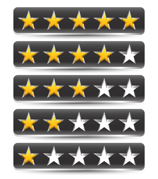 Stylish star rating template Stock Vector Image by ©vectorguy #68177391