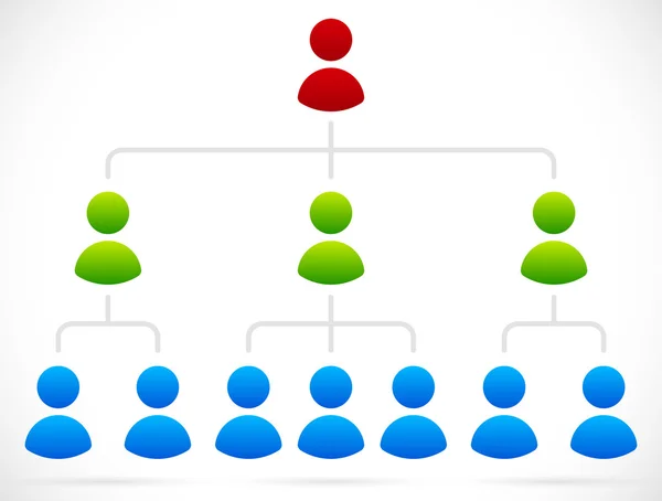 Symbol of the organizational structure Vector Art Stock Images ...